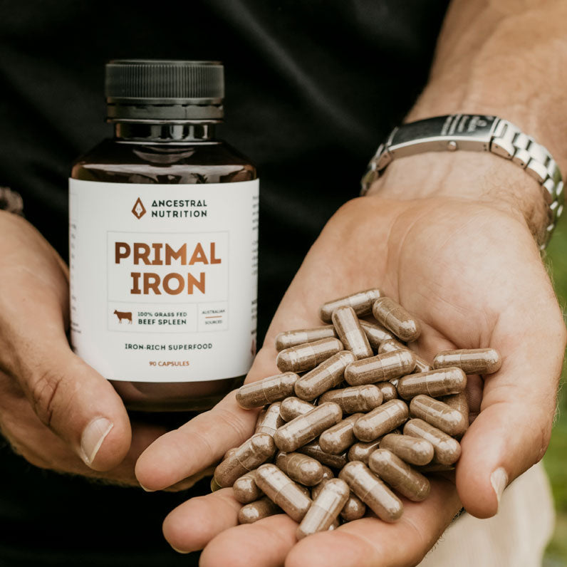 Primal Iron Beef Spleen Capsules - Grass Fed Iron Rich Food – Ancestral ...